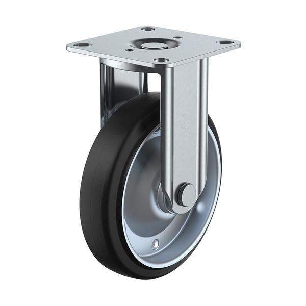 物流保管用品〜キャスター〜プレート式ゴム車