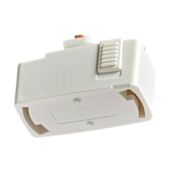 ブランド：ＴＲＵＳＣＯ／メーカー：トラスコ中山（株）／ＴＲＵＳＣＯ　ライティングレール用プラグ　白 (381-3058) (LRP52WH)