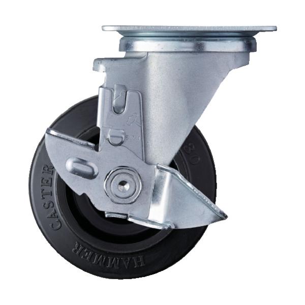 物流保管用品〜キャスター〜プレート式ゴム車