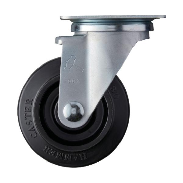 物流保管用品〜キャスター〜プレート式ゴム車