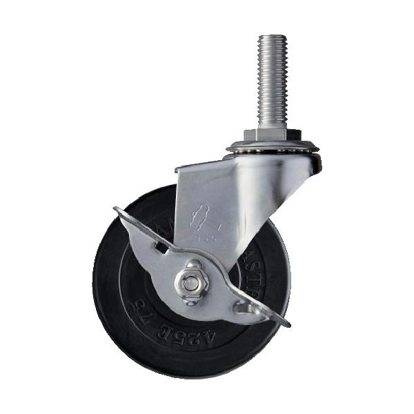 物流保管用品〜キャスター〜ねじ込み式ゴム車