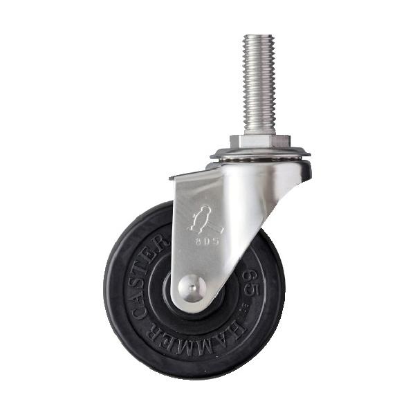 物流保管用品〜キャスター〜ねじ込み式ゴム車