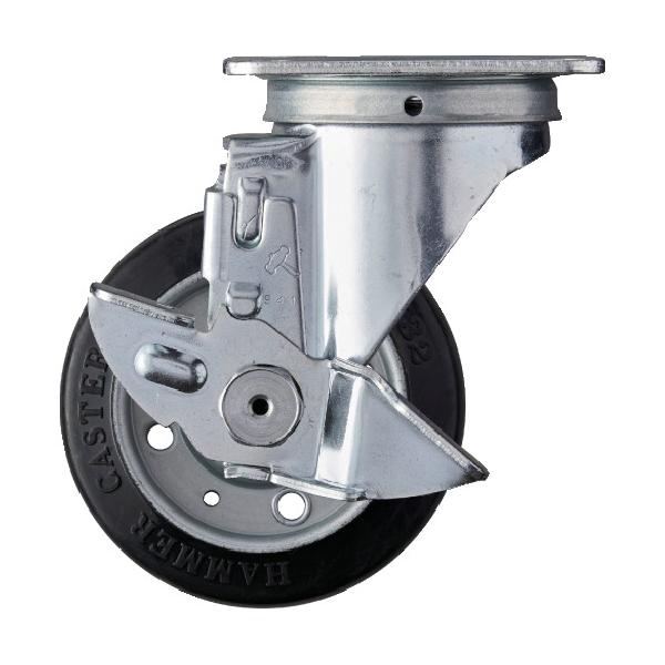物流保管用品〜キャスター〜プレート式ゴム車