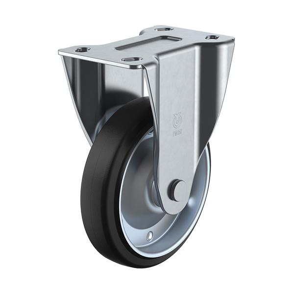 物流保管用品〜キャスター〜プレート式ゴム車