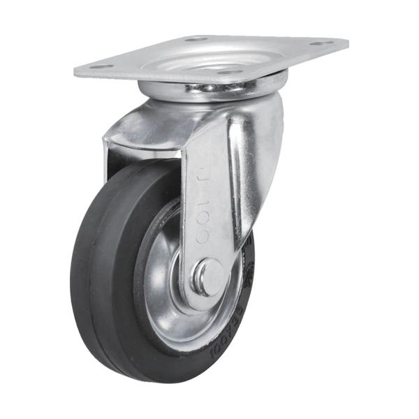 物流保管用品〜キャスター〜プレート式ゴム車