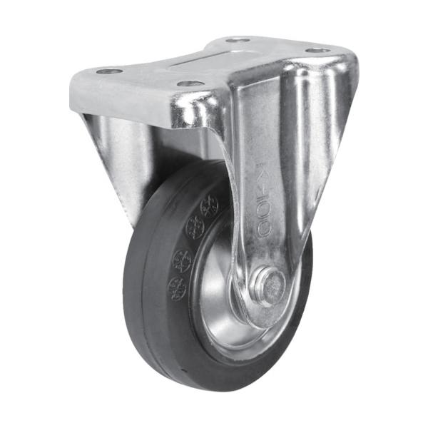 物流保管用品〜キャスター〜プレート式ゴム車