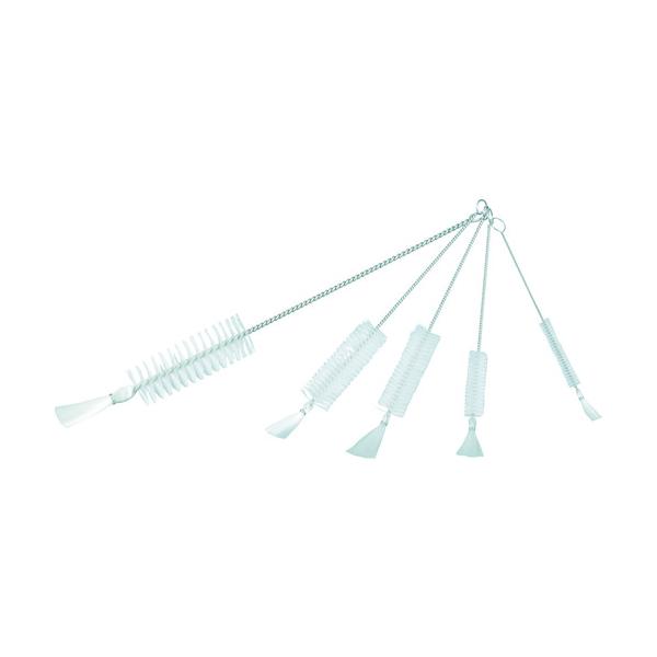 ブランド：ＴＲＵＳＣＯ／メーカー：トラスコ中山（株）／ＴＲＵＳＣＯ　理化学ブラシ　注射器用　ナイロン毛　ステンレス柄１ｃｃ用 (765-6343) (TBSS1N)