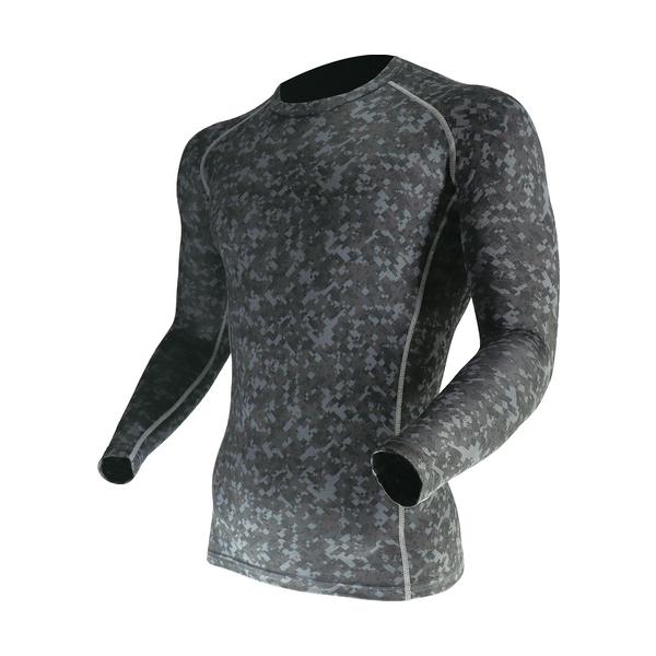 ブランド：おたふく／メーカー：おたふく手袋（株）／おたふく　ＢＴパワーストレッチ　クルーネックシャツ　迷彩　Ｓ