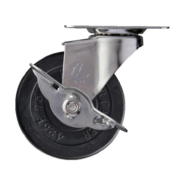 物流保管用品〜キャスター〜プレート式ゴム車
