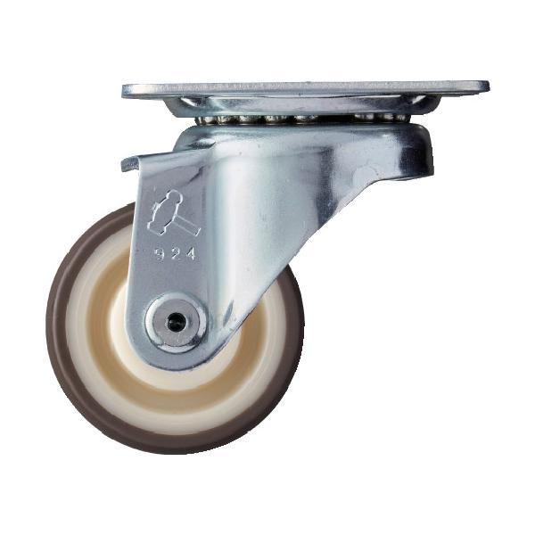 物流保管用品〜キャスター〜プレート式ウレタン車