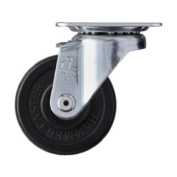 物流保管用品〜キャスター〜プレート式ゴム車