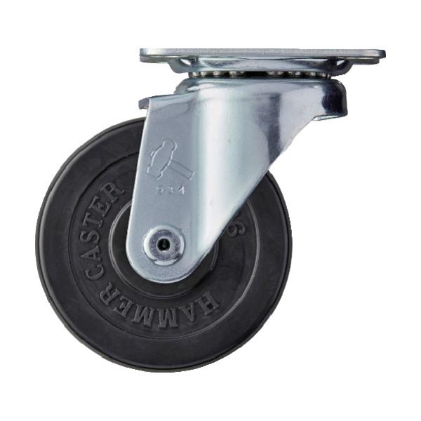 物流保管用品〜キャスター〜プレート式ゴム車