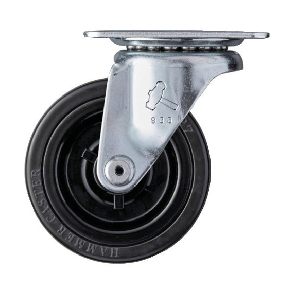 物流保管用品〜キャスター〜プレート式ゴム車