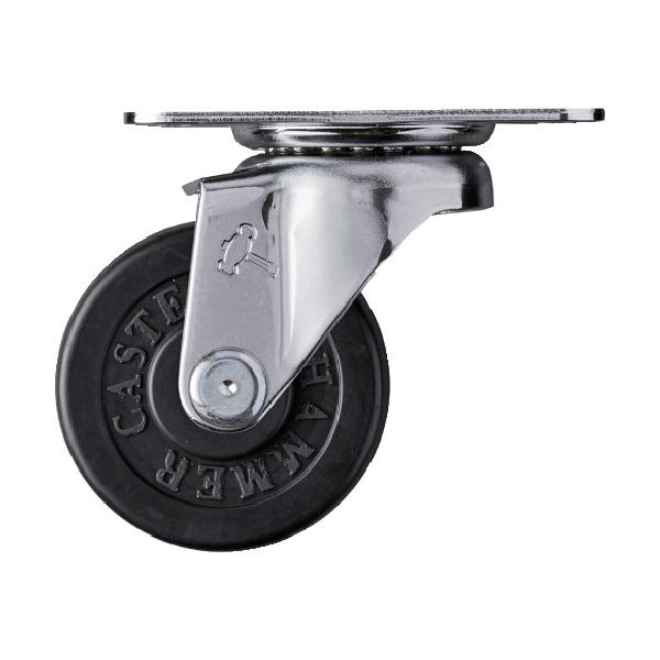 物流保管用品〜キャスター〜プレート式ゴム車