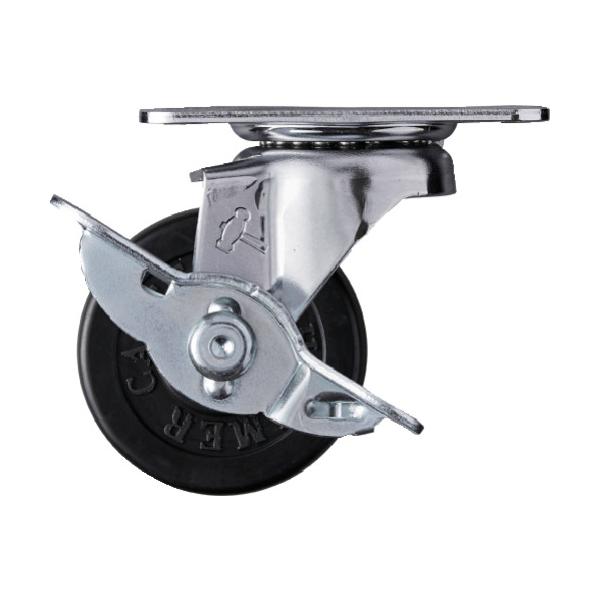 物流保管用品〜キャスター〜プレート式ゴム車