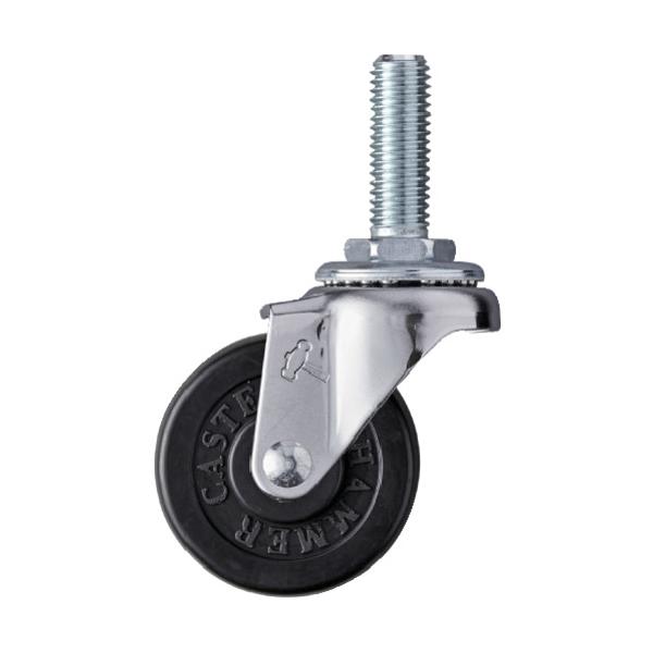 物流保管用品〜キャスター〜ねじ込み式ゴム車