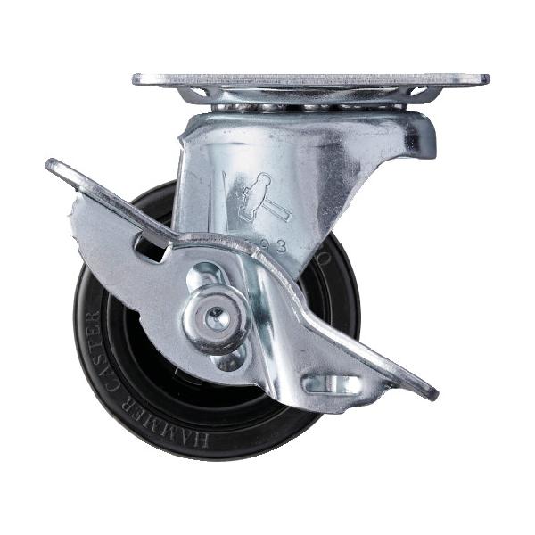 物流保管用品〜キャスター〜プレート式ゴム車