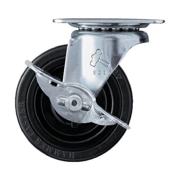 物流保管用品〜キャスター〜プレート式ゴム車