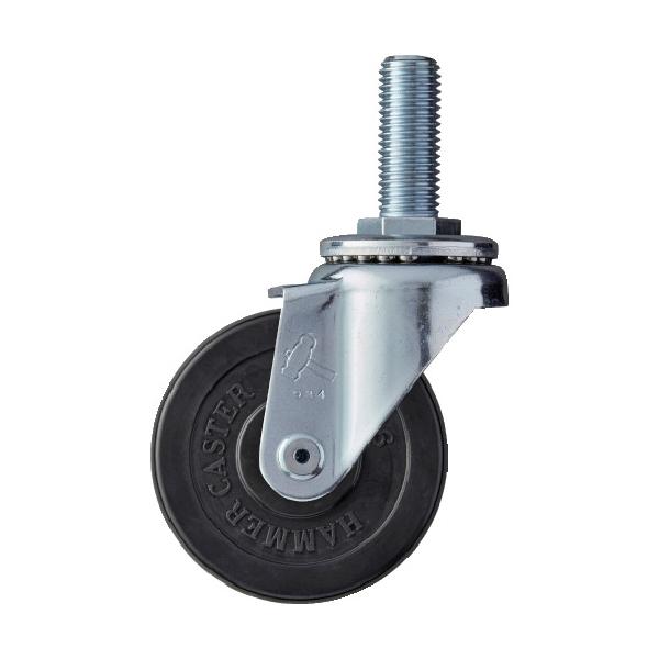 物流保管用品〜キャスター〜ねじ込み式ゴム車