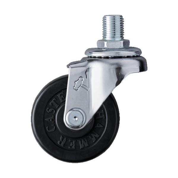 物流保管用品〜キャスター〜ねじ込み式ゴム車