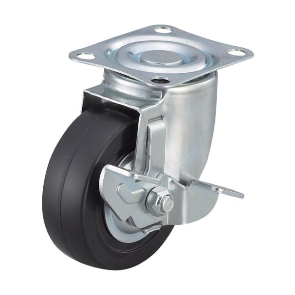 物流保管用品〜キャスター〜プレート式ゴム車