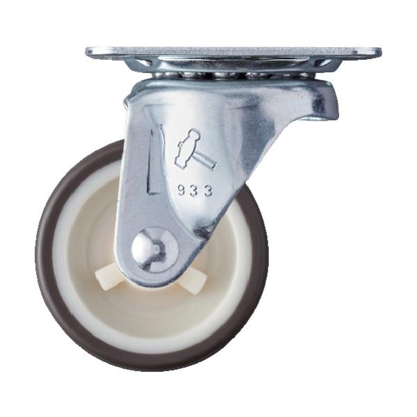 物流保管用品〜キャスター〜プレート式ウレタン車