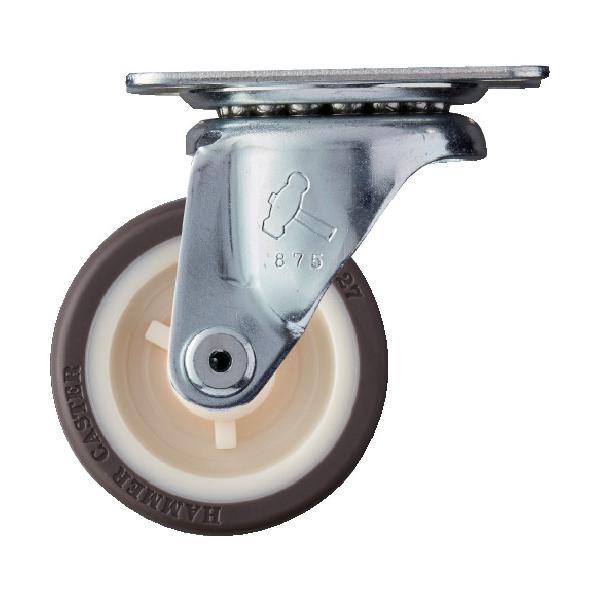 物流保管用品〜キャスター〜プレート式ウレタン車