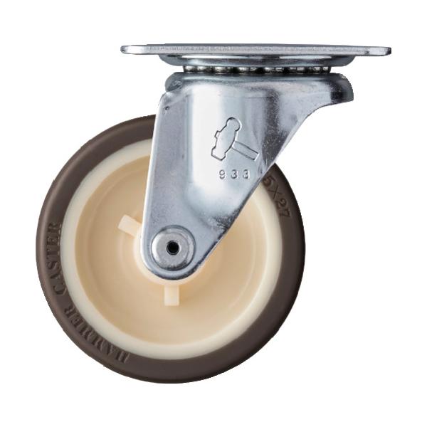 物流保管用品〜キャスター〜プレート式ウレタン車
