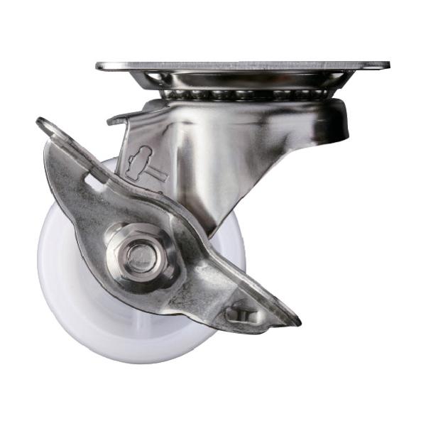 物流保管用品〜キャスター〜プレート式ナイロン車