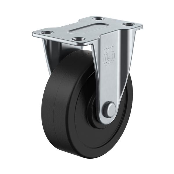 物流保管用品〜キャスター〜プレート式ゴム車