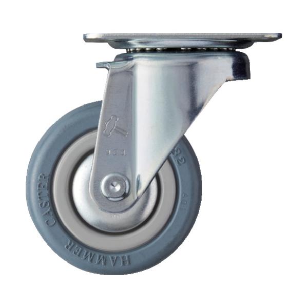 物流保管用品〜キャスター〜プレート式ゴム車