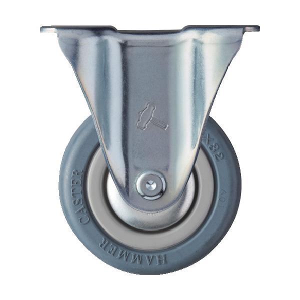 物流保管用品〜キャスター〜プレート式ゴム車