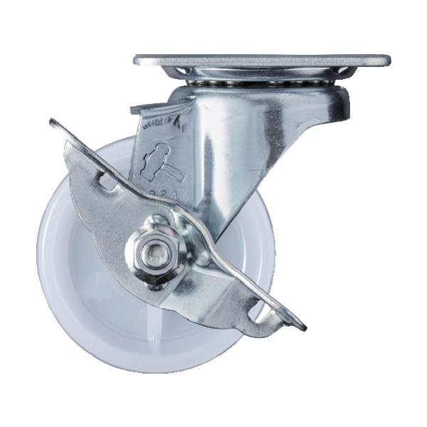 物流保管用品〜キャスター〜プレート式ナイロン車