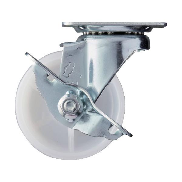 物流保管用品〜キャスター〜プレート式ナイロン車