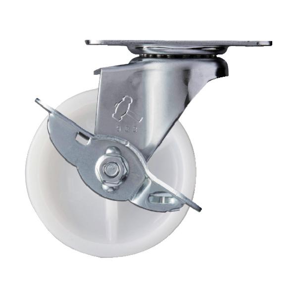 物流保管用品〜キャスター〜プレート式ナイロン車