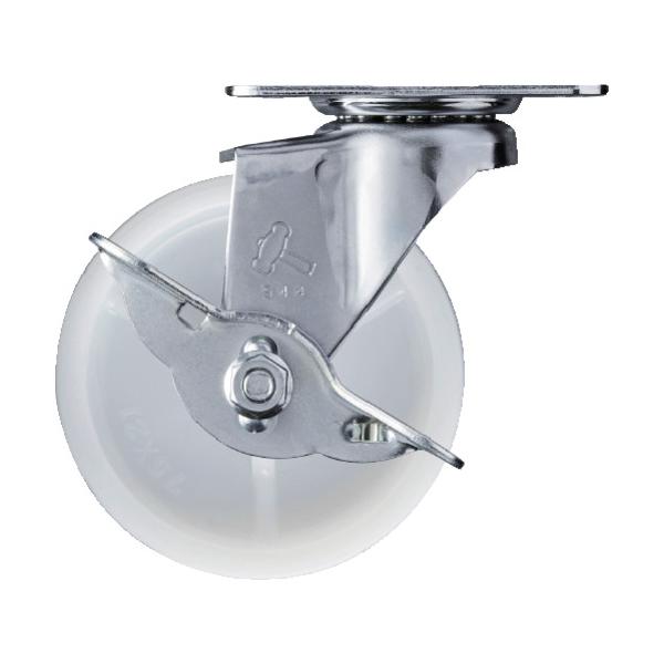 物流保管用品〜キャスター〜プレート式ナイロン車