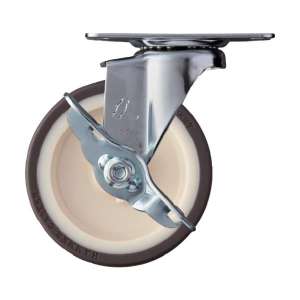 物流保管用品〜キャスター〜プレート式ウレタン車