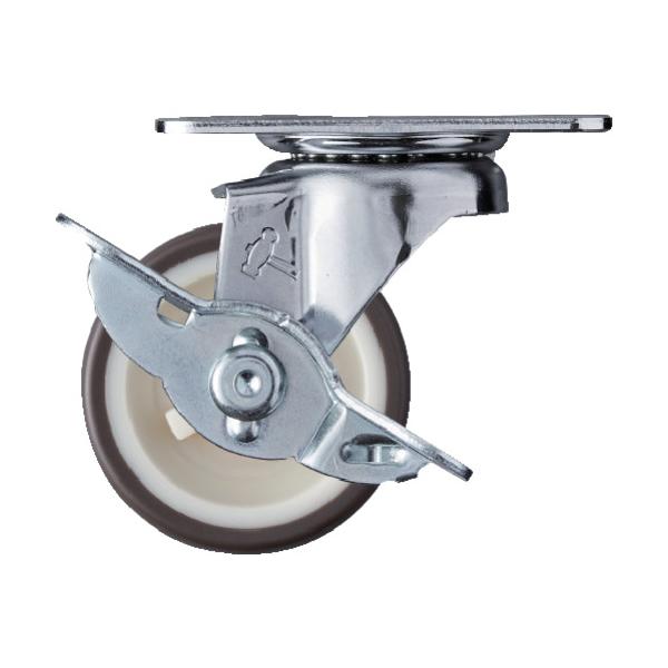 物流保管用品〜キャスター〜プレート式ウレタン車