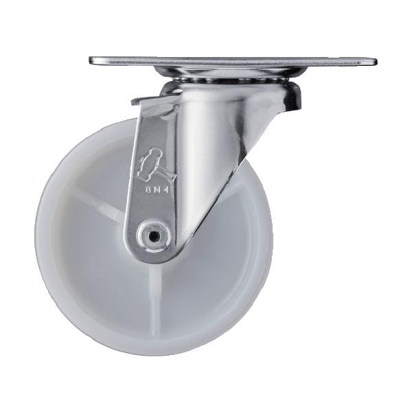 物流保管用品〜キャスター〜プレート式ナイロン車