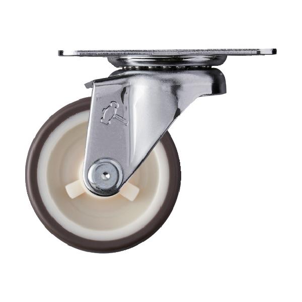 物流保管用品〜キャスター〜プレート式ウレタン車