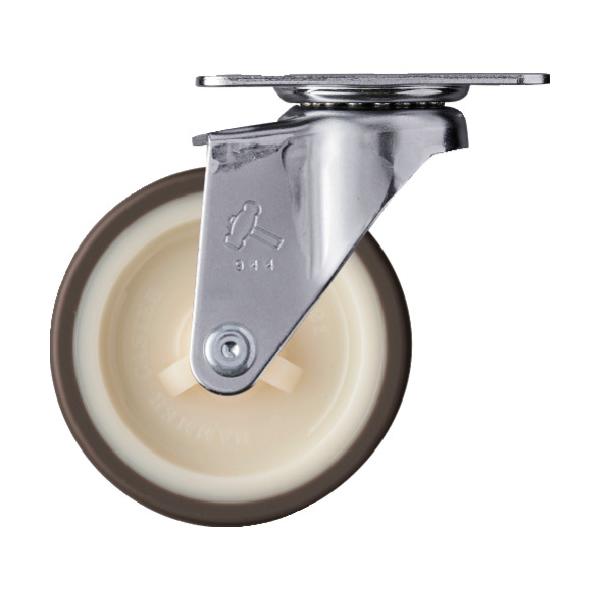 物流保管用品〜キャスター〜プレート式ウレタン車