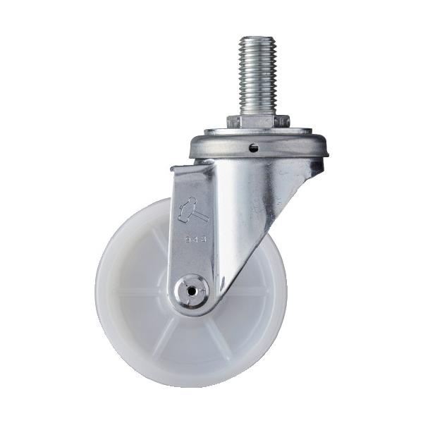 物流保管用品〜キャスター〜ねじ込み式ナイロン車