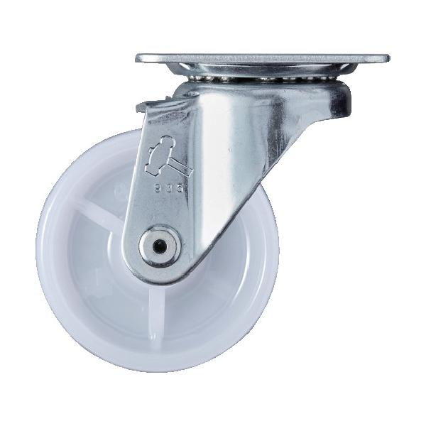 物流保管用品〜キャスター〜プレート式ナイロン車