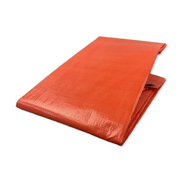 環境安全用品〜シート〜トラックシート【特長】・オレンジなので、ブルーシートとの分類分けや、目立つ必要性のある場所での養生に最適です。【用途】・機械カバー、養生用シートなど。【仕様】・厚さ：0.22mm・引裂伸度：縦150N、横104N・伸度...