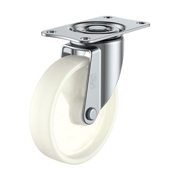 物流保管用品〜キャスター〜プレート式ナイロン車