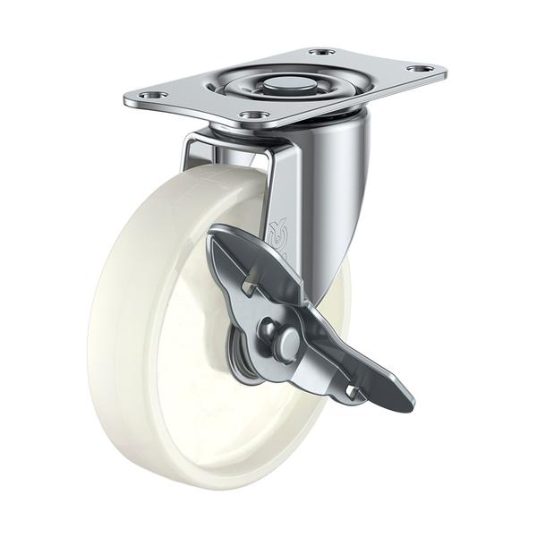 物流保管用品〜キャスター〜プレート式ナイロン車