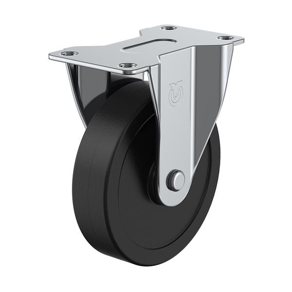 物流保管用品〜キャスター〜プレート式ゴム車