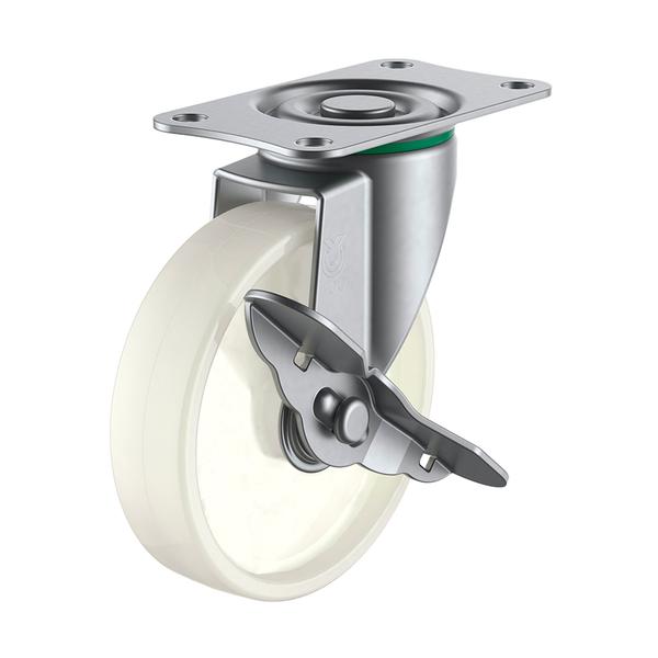 物流保管用品〜キャスター〜プレート式ナイロン車