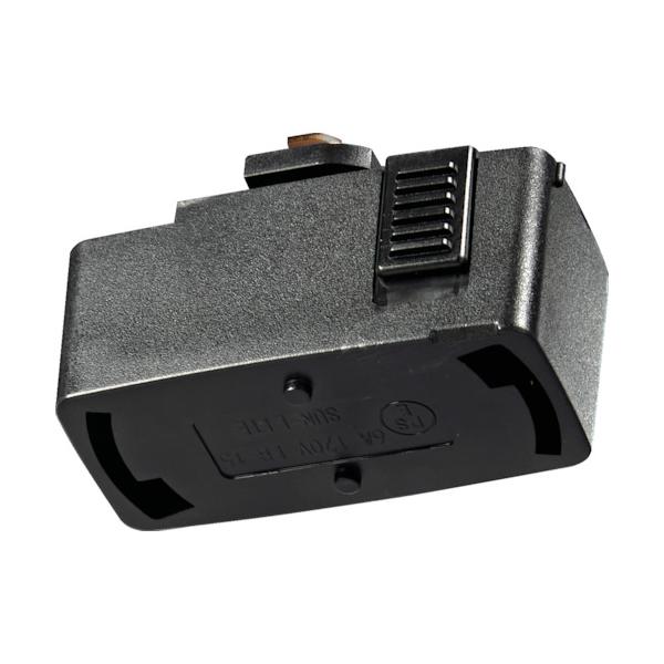 ブランド：ＴＲＵＳＣＯ／メーカー：トラスコ中山（株）／ＴＲＵＳＣＯ　ライティングレール用プラグ　黒 (381-3059) (LRP52BK)