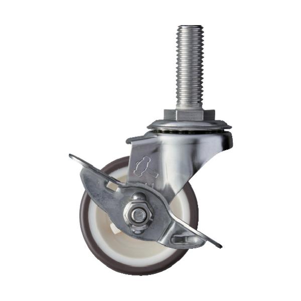 物流保管用品〜キャスター〜ねじ込み式ウレタン車